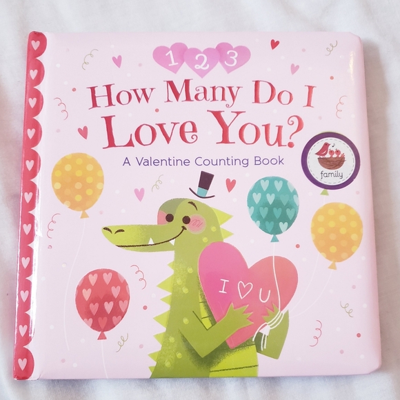Other | How Many Do I Love You Valentines Board Book | Poshmark